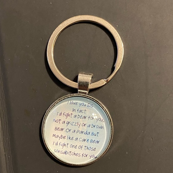 Accessories | Funny Sister Key Ring | Poshmark